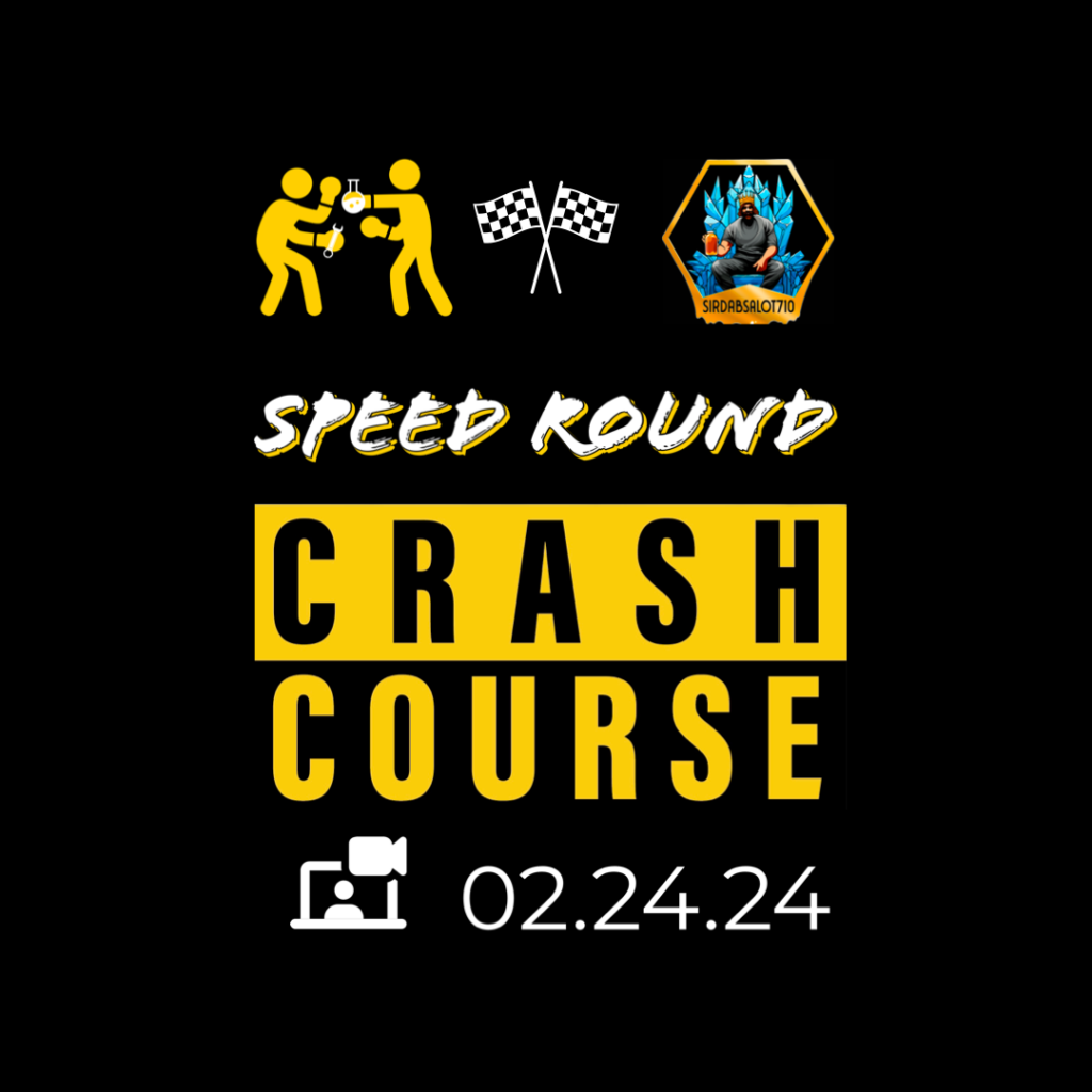 CRASH COURSE - SPEED ROUND - Hashfight